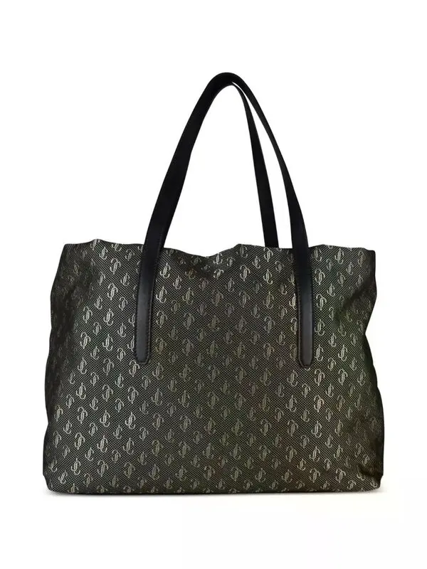 JIMMY CHOO Logo Monogram Shoulder Bag