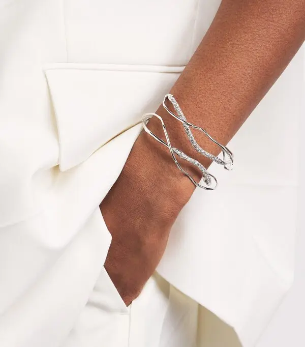 Alexis Bittar Solanales Intertwined Cuff Bracelet - Silver