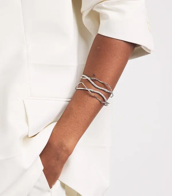 Alexis Bittar Solanales Intertwined Cuff Bracelet - Silver