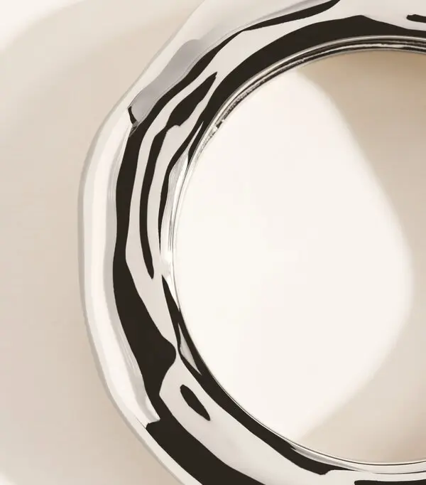 Alexis Bittar Molten Wide Bangle Bracelet - Silver