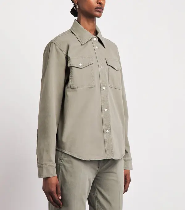 7 For All Mankind Cotton Twill Shirt