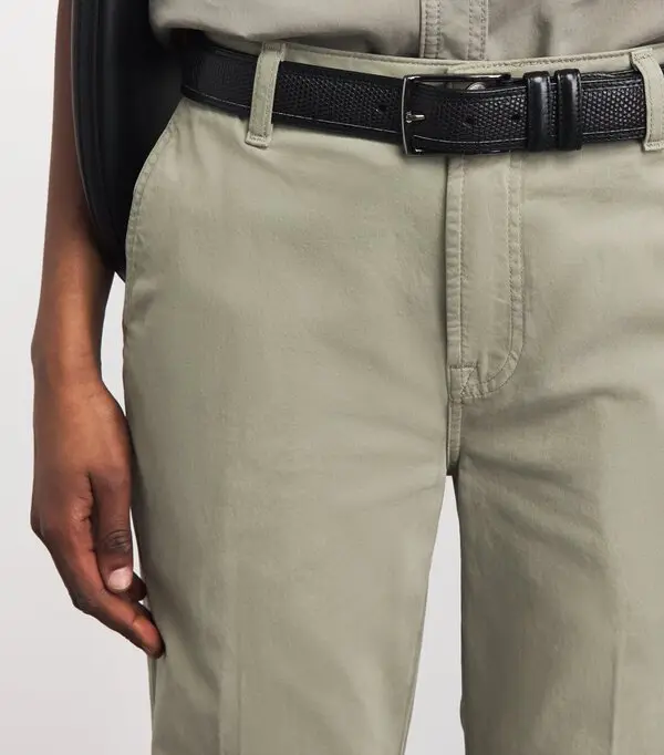 7 For All Mankind Modern Dojo Soho Wide-leg Jeans - Green