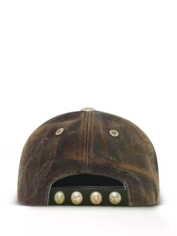 THUG CLUB Tc Two Tone Washed-finish Cap - Black