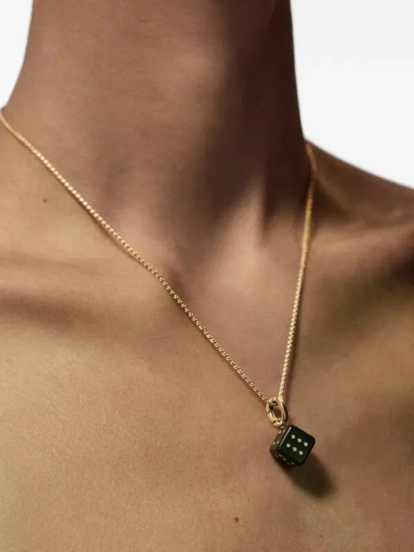 MARIE LICHTENBERG 18 Karat Yellow Dado Diamond Pendant - Gold