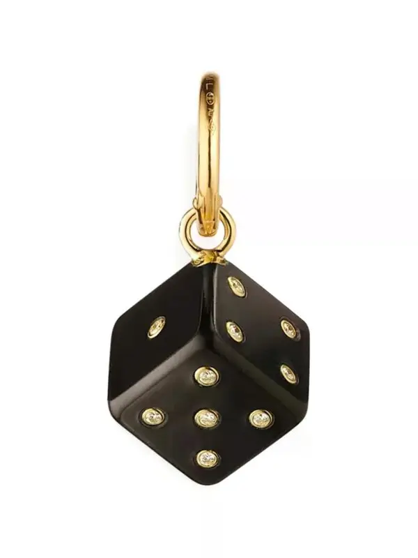 MARIE LICHTENBERG 18 Karat Yellow Dado Diamond Pendant