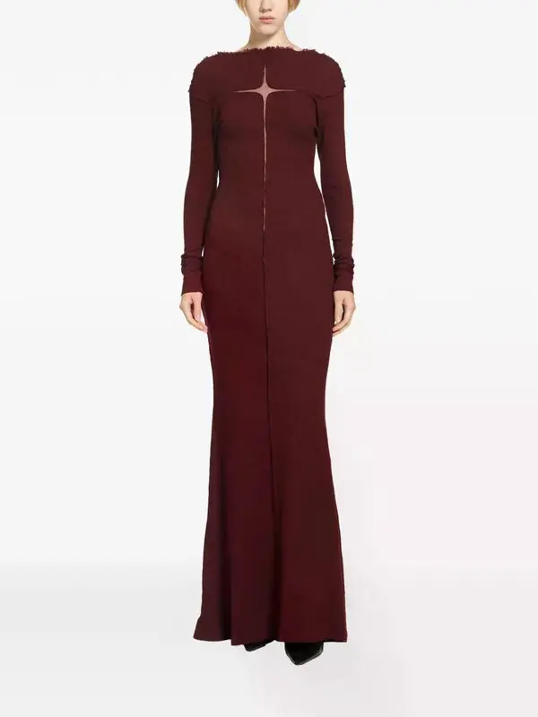 DAISY Slubbed-rib Maxi Dress