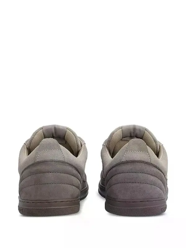 GROUNDS Panelled Suede Lace-up Sneakers
