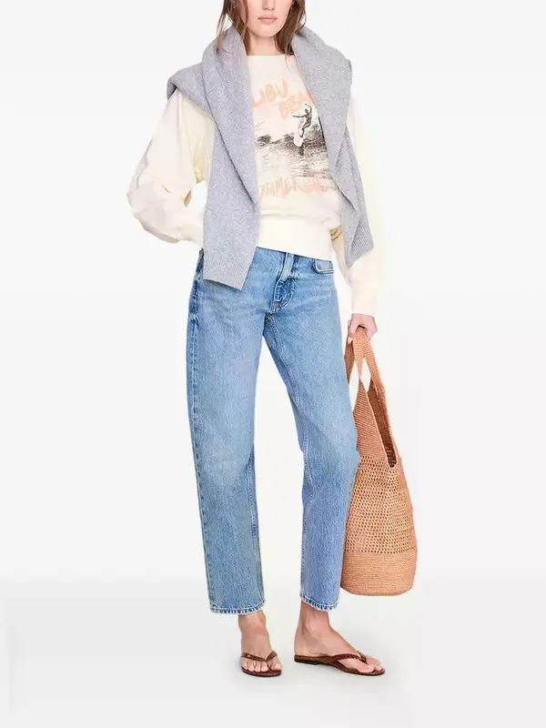 ANINE BING Harry Graphic-print Sweater