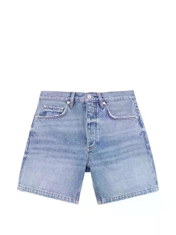 ANINE BING Delaney Denim Mini Shorts - Blue