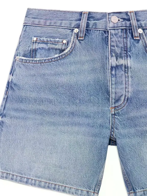 ANINE BING Delaney Denim Mini Shorts