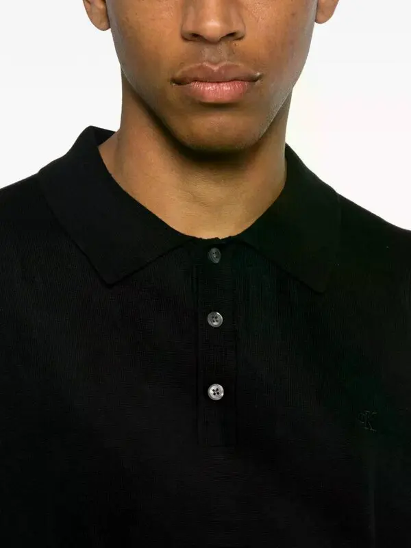 Calvin Klein Short-sleeve Logo-embroidered Polo Shirt