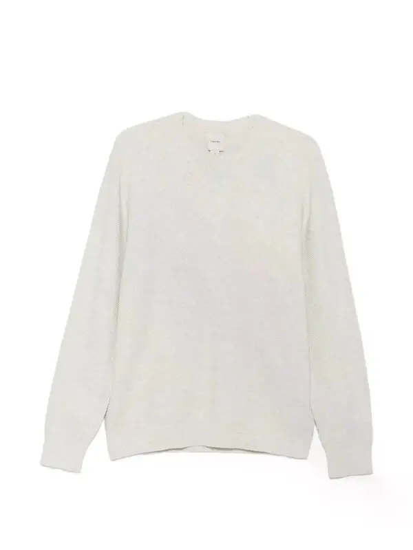 Calvin Klein Waffle Knit Crew Neck Sweater