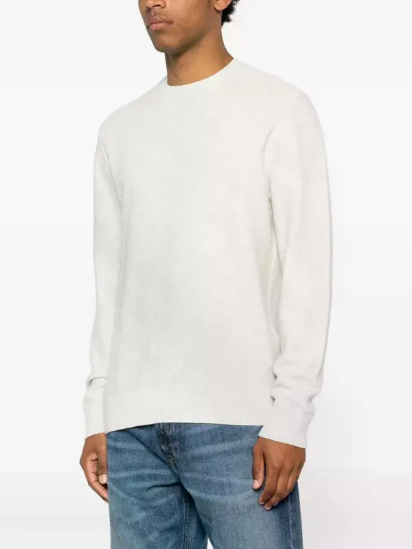 Calvin Klein Waffle Knit Crew Neck Sweater