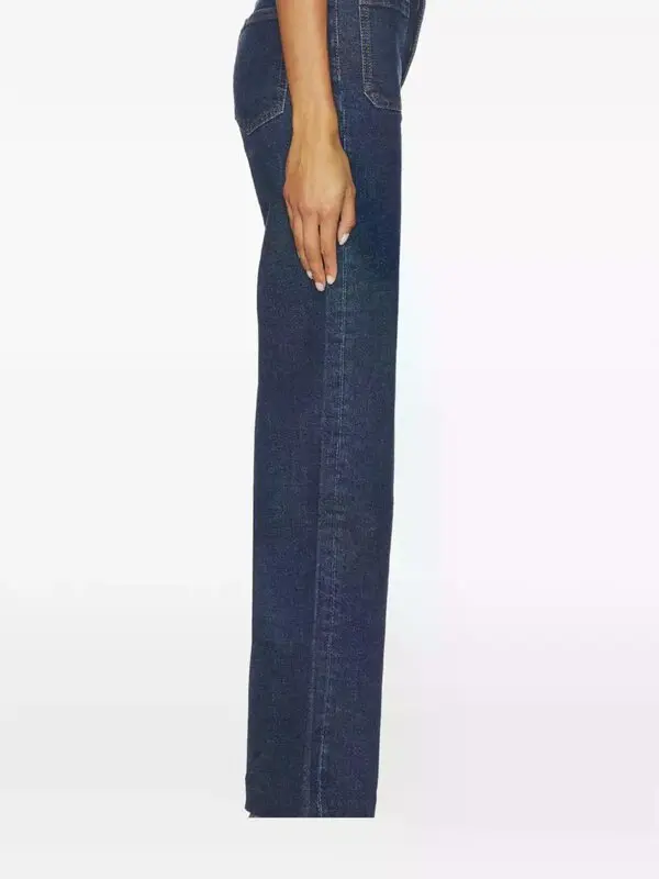 FRAME Flared Jeans With Contrast Topstitching