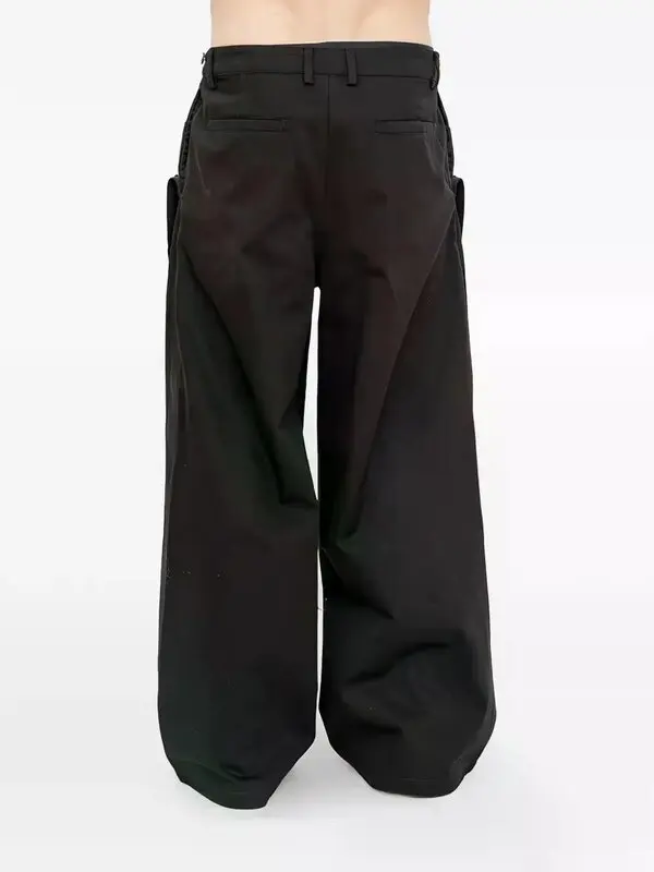 JUUN.J Layered Detail Wide-leg Trousers