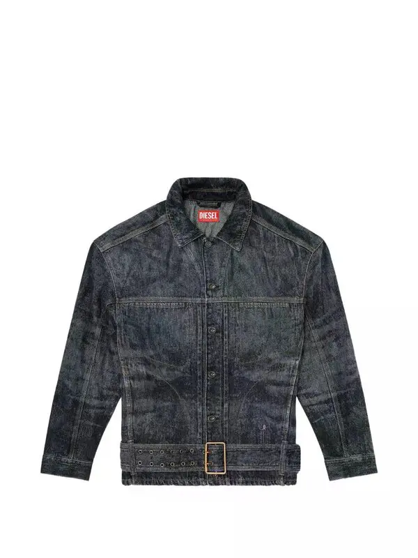 DIESEL® D-valero-s Belted Denim Jacket