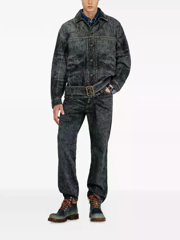 DIESEL® D-valero-s Belted Denim Jacket