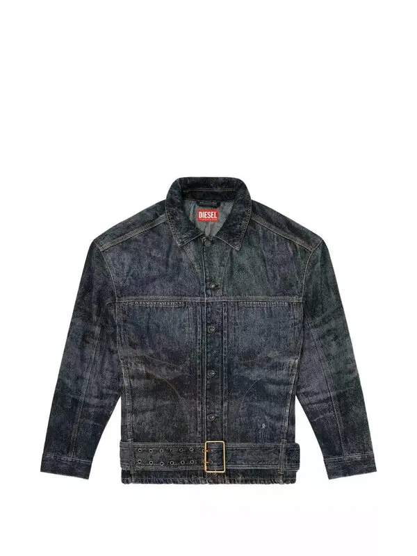 DIESEL® D-valero-s Belted Denim Jacket