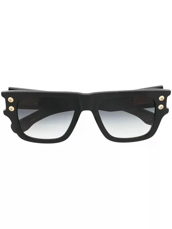 Dita Emitter-one Square-frame Sunglasses - Black