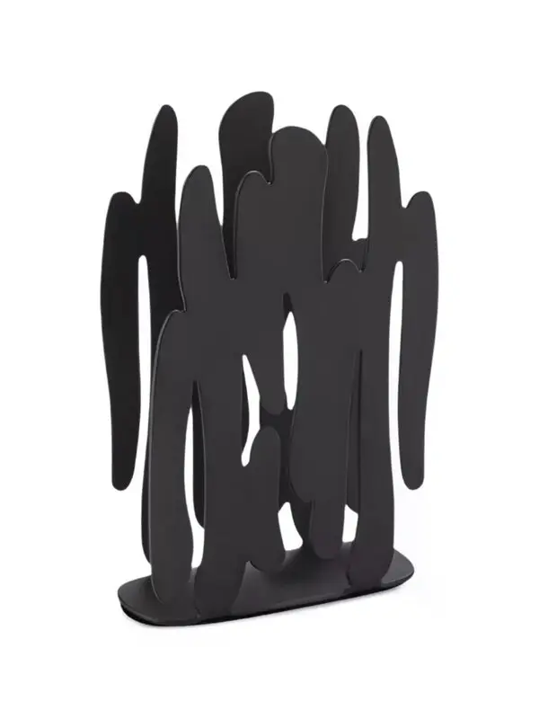 ALESSI Bark Napkin Holder - Black