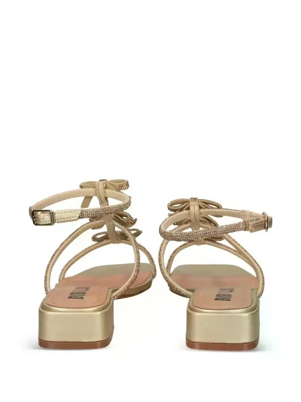 BIBI LOU Poline Bow-detail Sandals - Gold