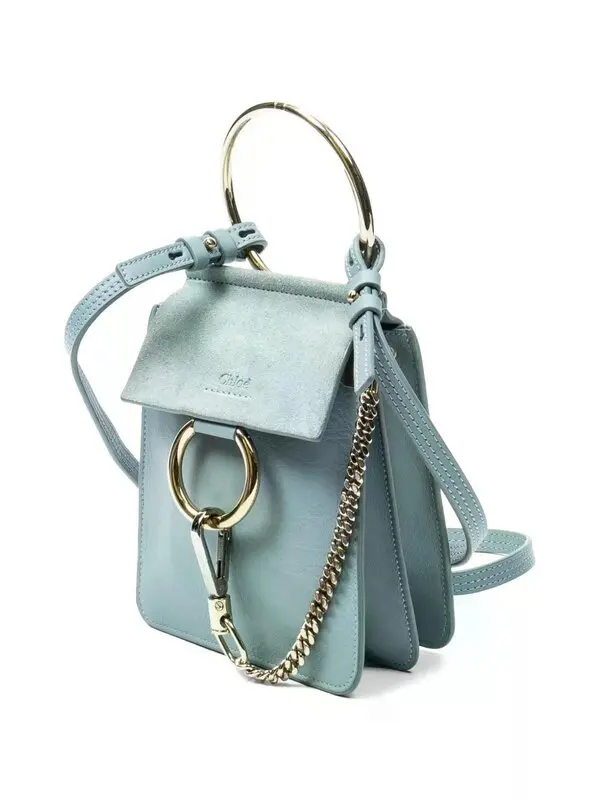 Chloé Faye Bracelet Shoulder Bag - Blue