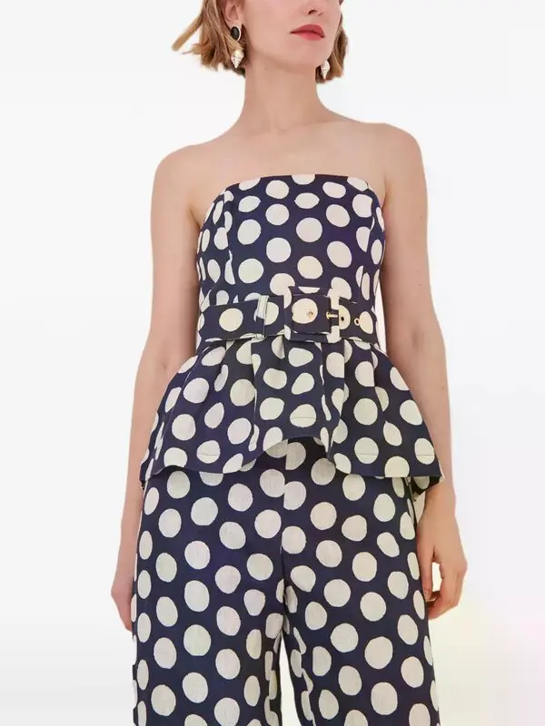 Cara Cara Tilda Strapless Peplum Top