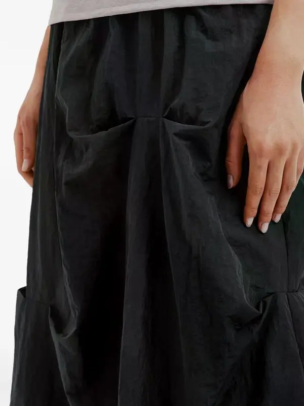 B+AB Draped Midi Skirt With Bubble Hem
