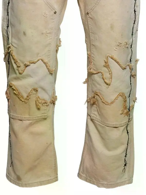 WARREN LOTAS Barbed-wire Double-knee Trousers