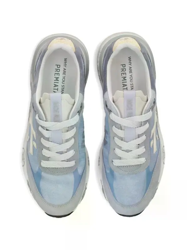 Premiata Moe Run Panelled Sneakers - Blue