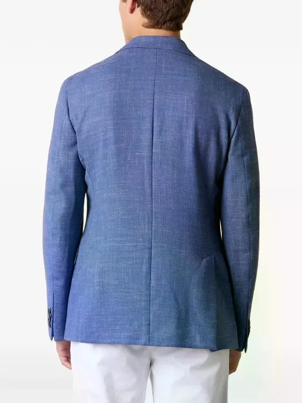 Brooks Brothers Basket-weave Single-breasted Blazer