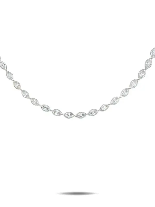 LB EXCLUSIVE 18k White Gold Diamond Necklace