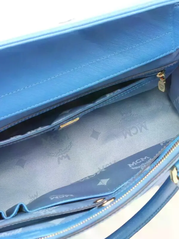 Mcm 2000s Leather Tote Bag