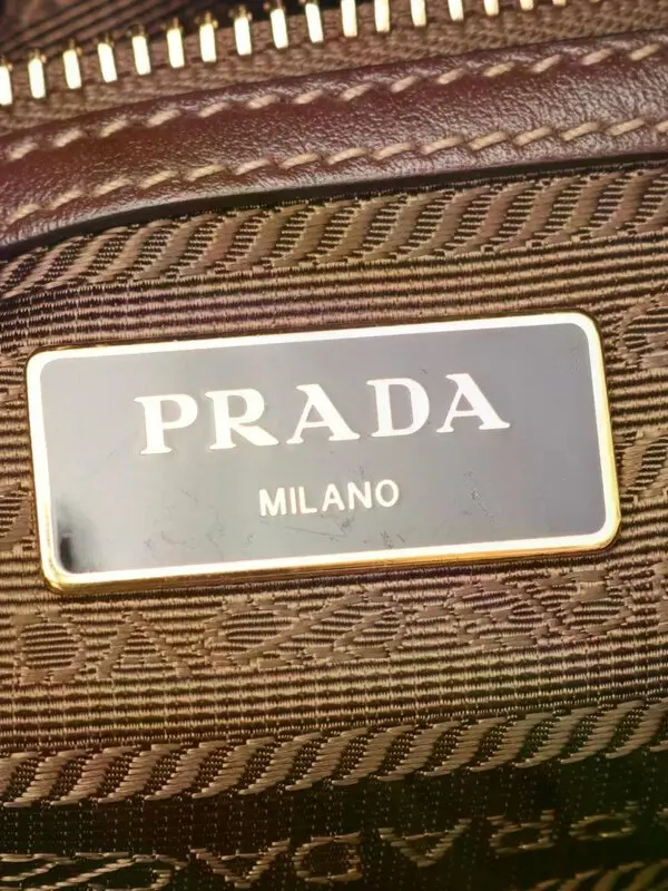 Prada Jacquard Shoulder Bag - Neutrals