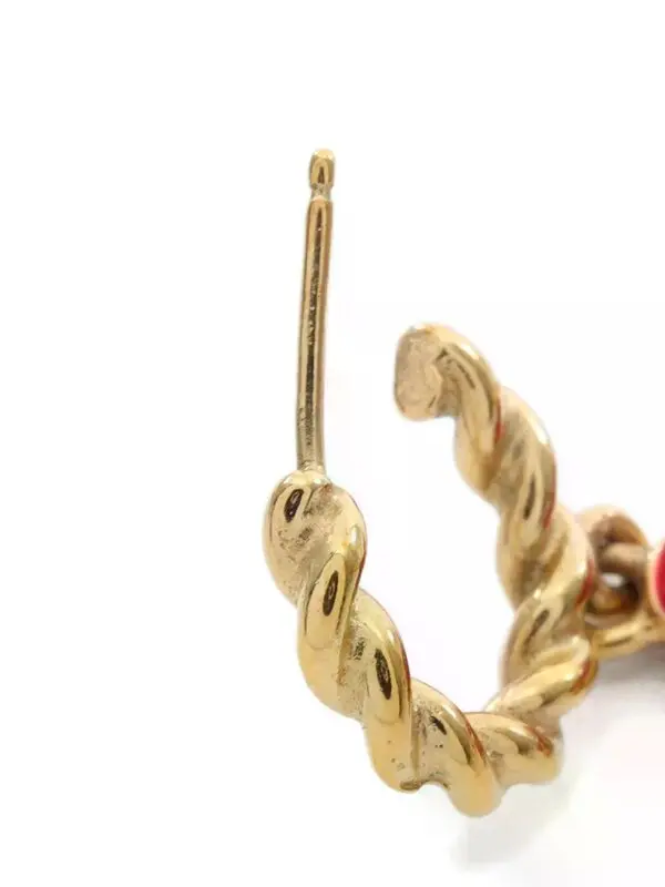 LOUIS VUITTON 00s Sweet Monogram Dangle Earrings