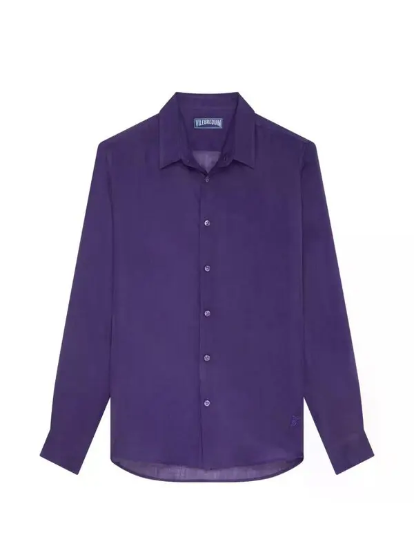 Vilebrequin Embroidered Long-sleeve Shirt