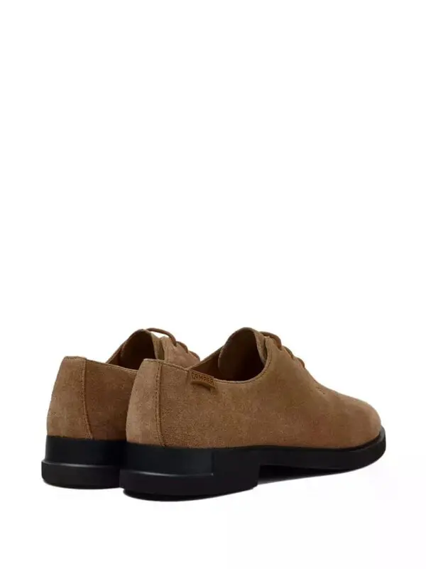 Camper Suede Leather Derby Shoes - Brown