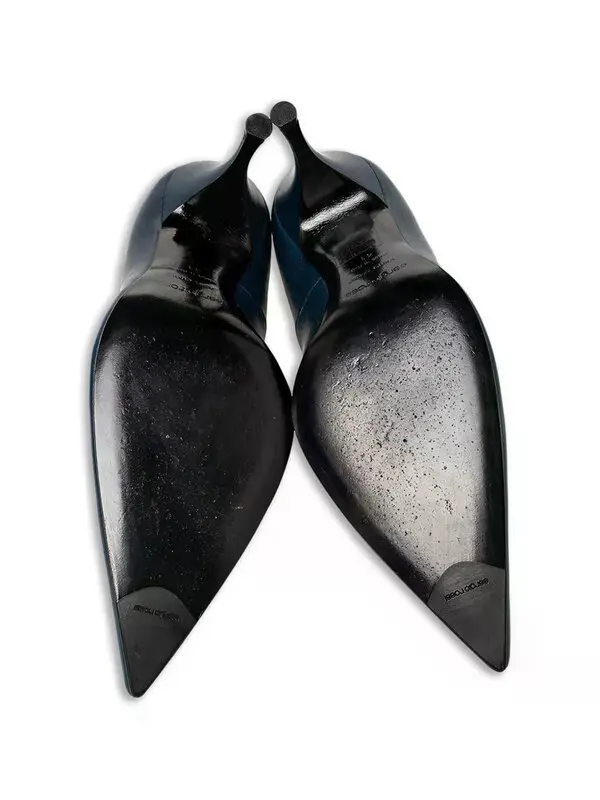 SERGIO ROSSI Leather Heeled Pumps