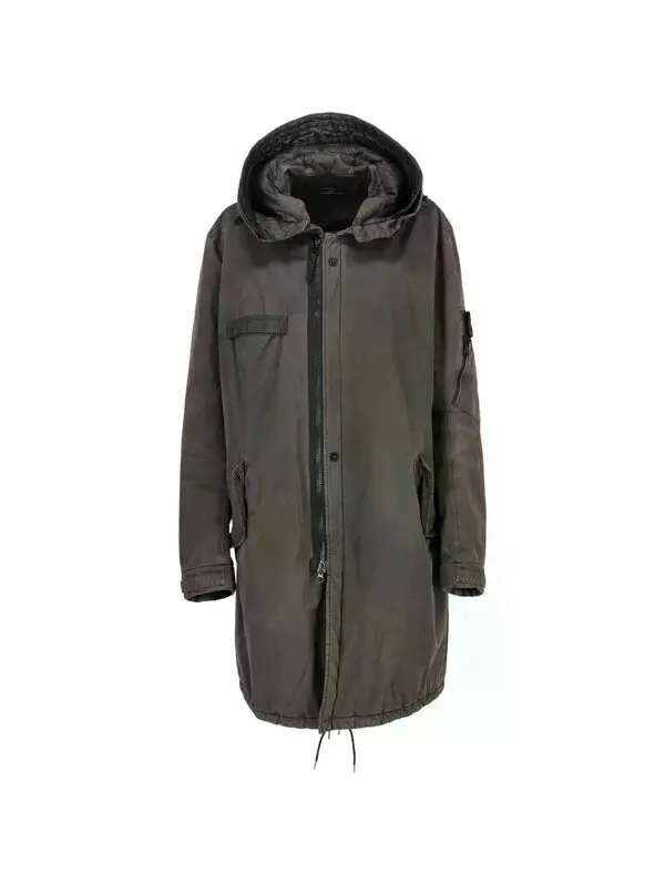 Stone Island Hooded Parka Coat