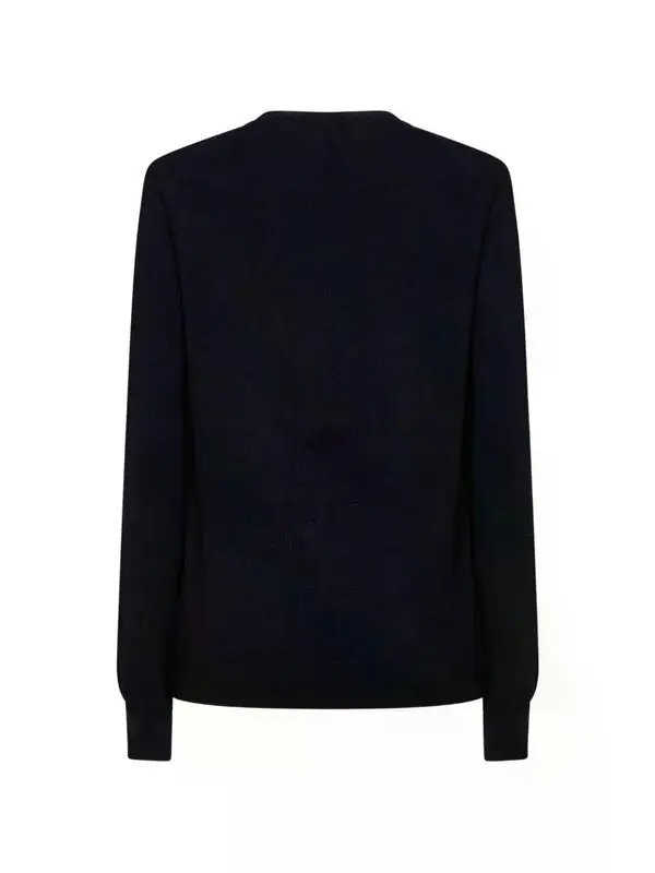 Play Comme Des Garcon Heart Appliqué Cardigan
