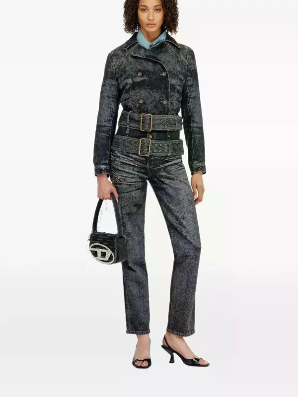 DIESEL® Belted D-gorina Jeans - Black
