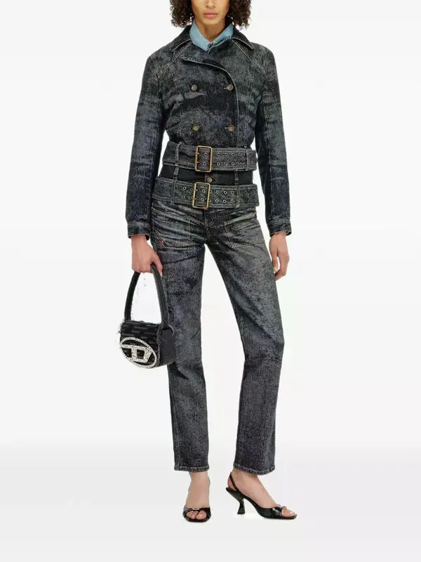 DIESEL® Belted D-gorina Jeans - Black