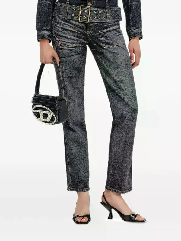 DIESEL® Belted D-gorina Jeans - Black