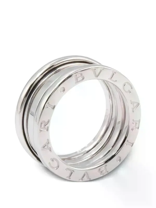 BVLGARI B.zero1 Three-band Ring In 18k White Gold