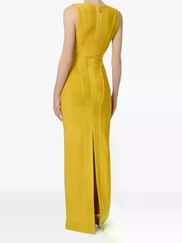 Elisabetta Franchi 3d Knit Evening Dress