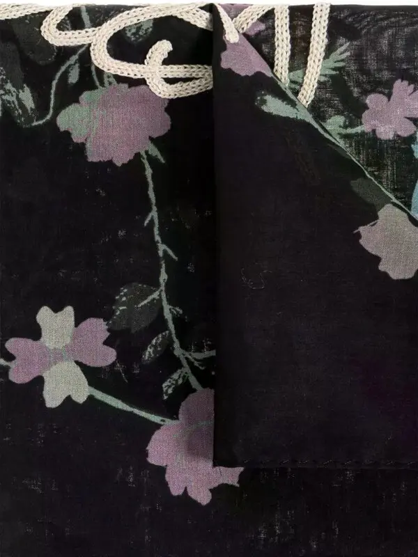 ALLSAINTS Embroidered Floral Bandana