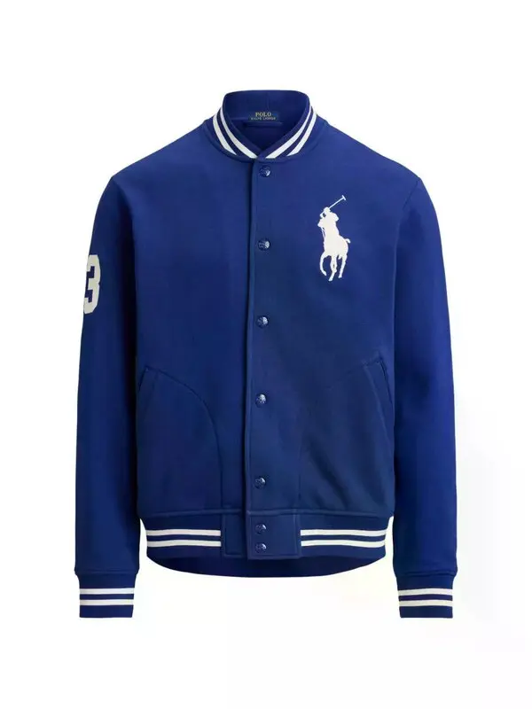 Polo Ralph Lauren Embroidered Fleece Baseball Jacket