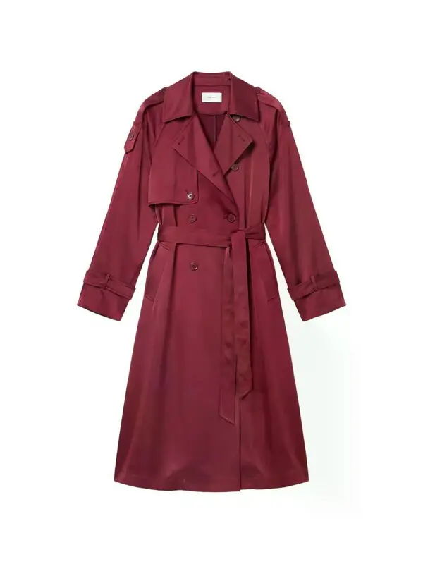 DANAME Double-breasted Belted Trench Coat