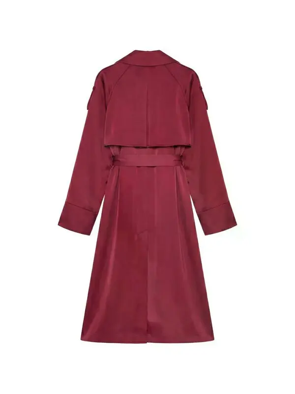 DANAME Double-breasted Belted Trench Coat