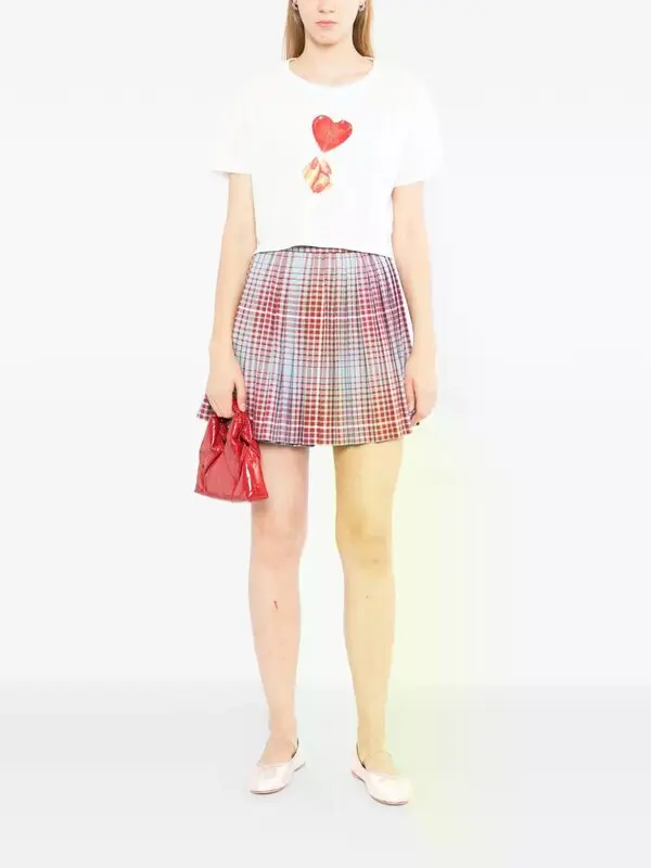 MELT Graphic-print Cropped T-shirt